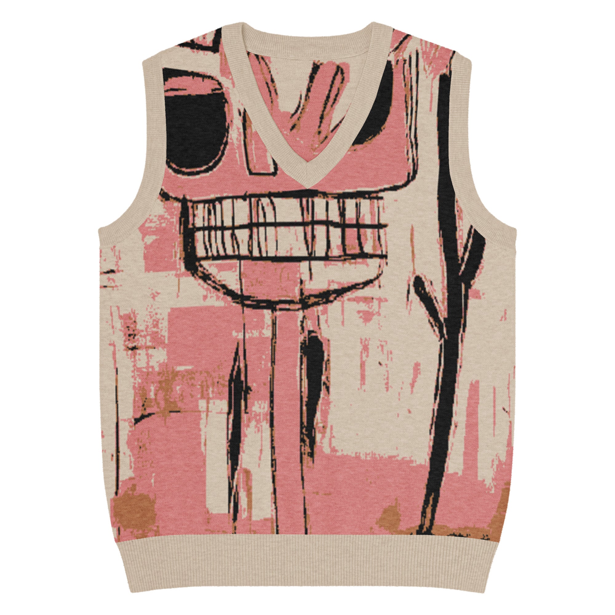 DUO MODERN “Dead Cute” Knit V-Neck Vest - DUO MODERN